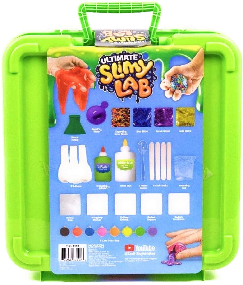 SlimyLab Ultimate Make 20 Slime Creations, Including Ooz-O's, SLIMYGLO ...