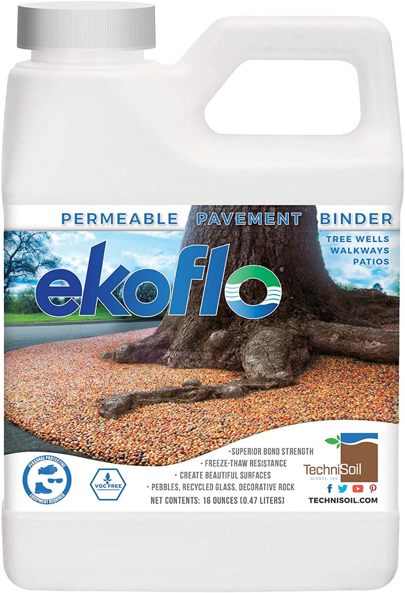 TechniSoil EkoFlo Permeable Pebble Binder (16-ounce bottle) – STL PRO, Inc.